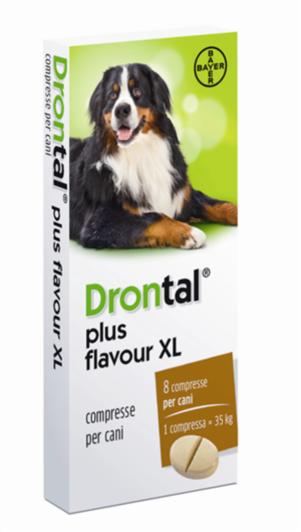 Drontal plus flavour xl 8 compresse | prezzo, foglio illustrativo e ...