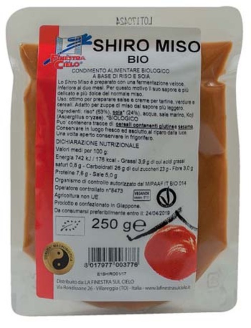 Shiro miso bio 250 g | prezzo, efficacia e domande frequenti